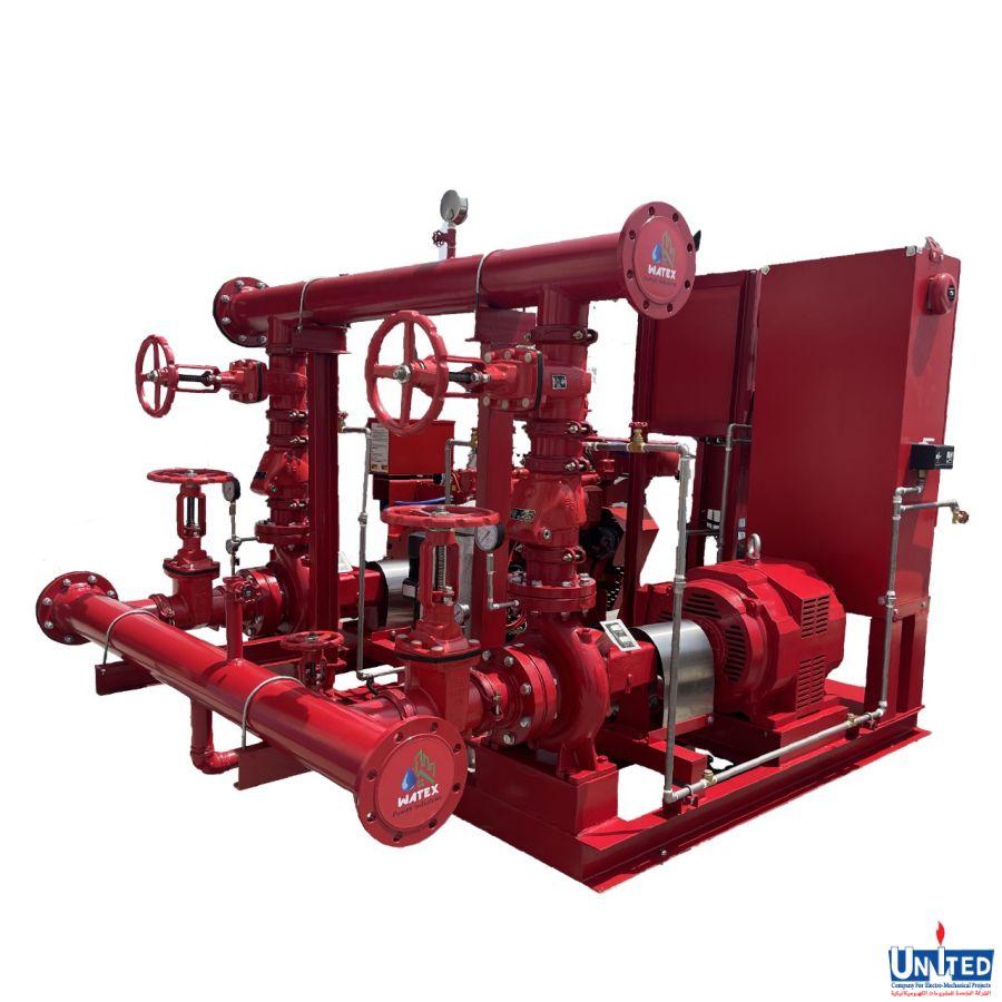 Fire pump room